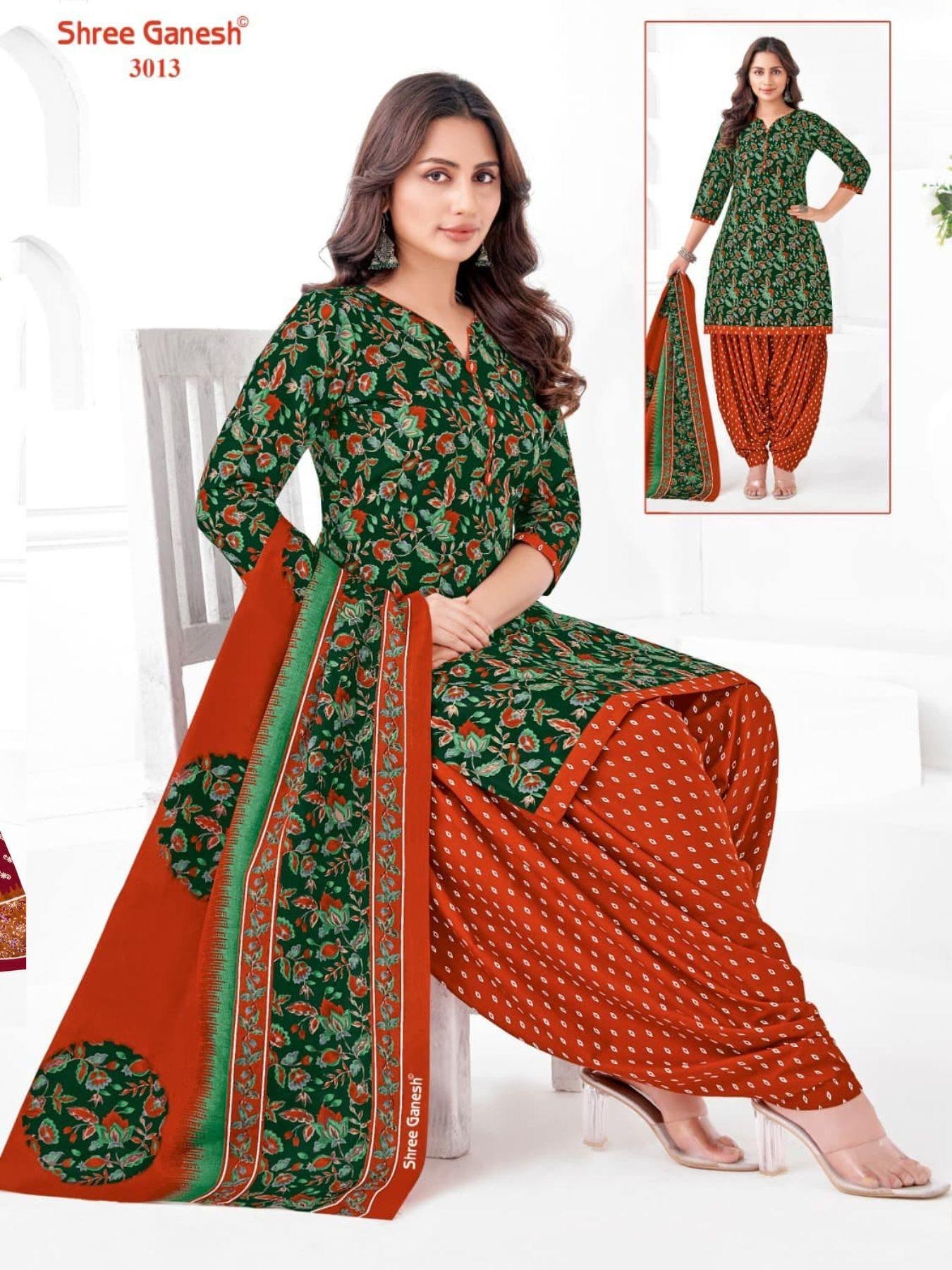 Shop from wide range of Cotton Dress Material online At Best Rates