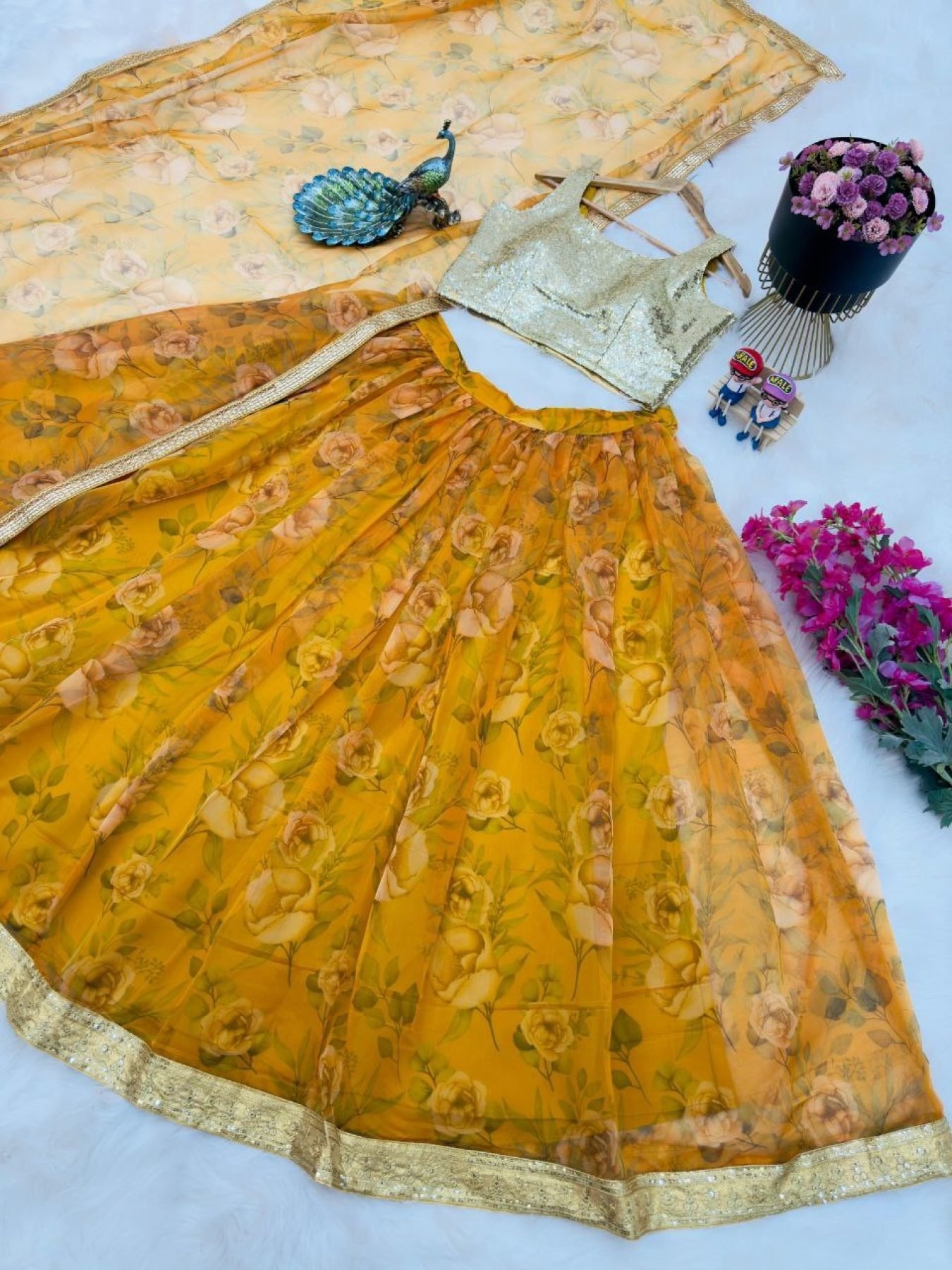 Buy Embroidery Work Silk Lehenga Choli at Rs. 1249 online from Royal ...