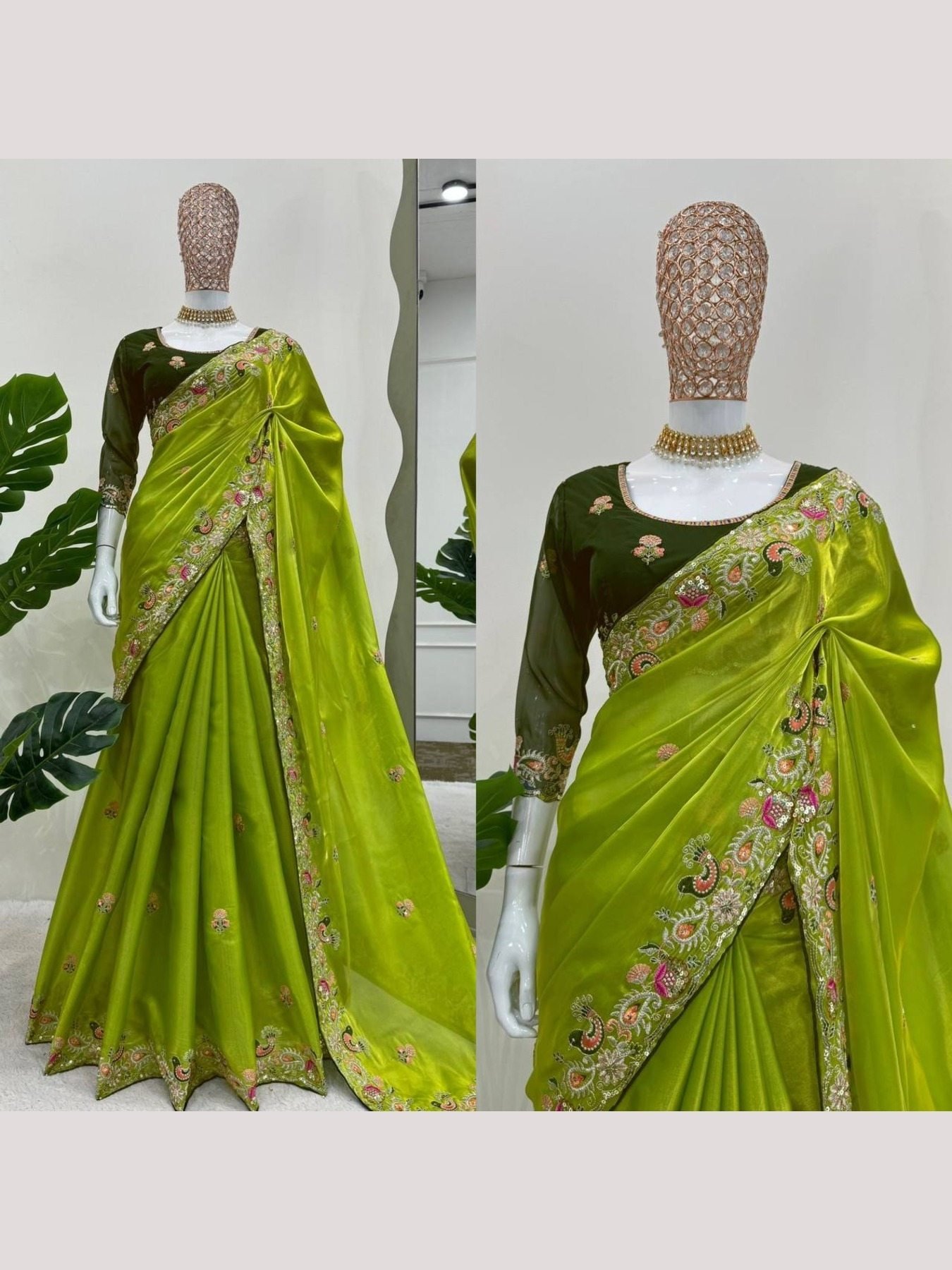 Exclusive Designer Jimmy Choo Saree in Surat,india.