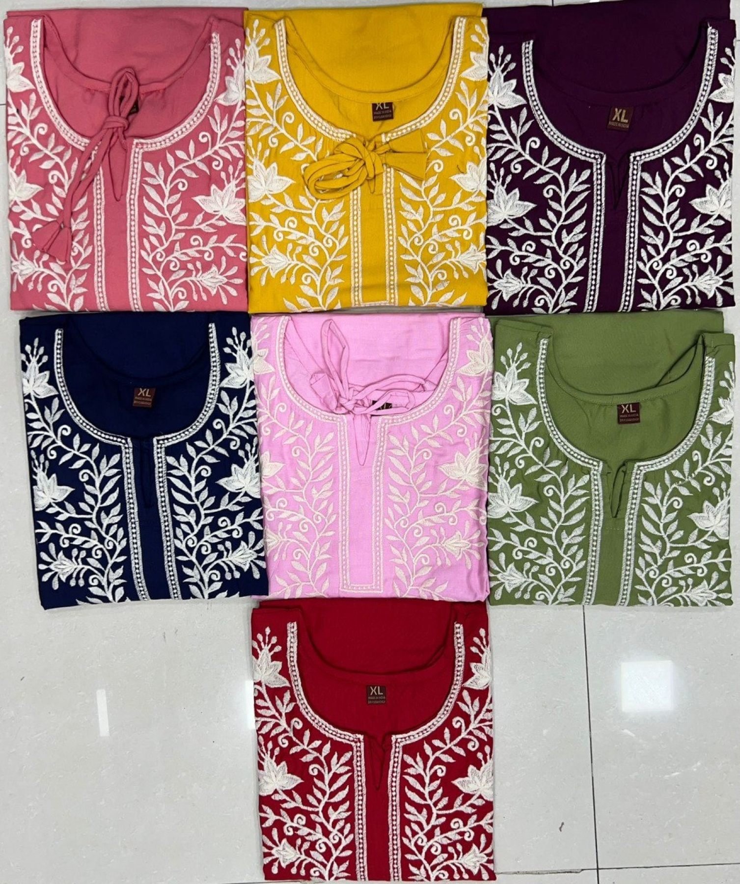 Buy Heavy Embroidery Rayon Short Tops at Rs. 450 online from Royal ...