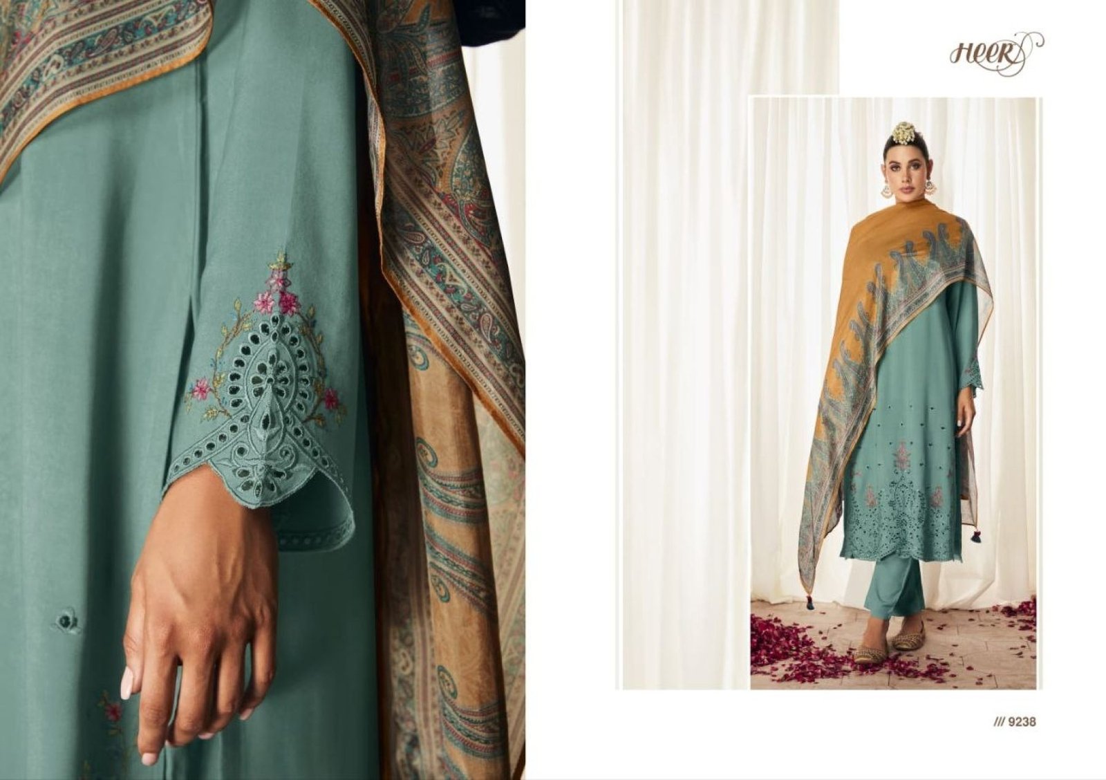 Buy Kimora model Silk with Digital print Suit set by Royal Export at Rs ...