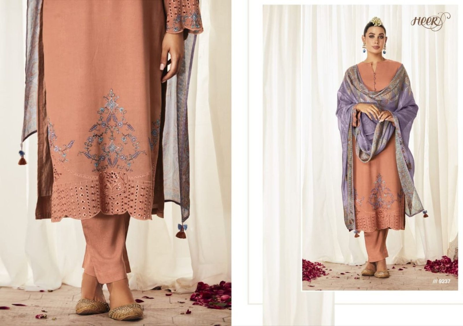 Buy Kimora model Silk with Digital print Suit set by Royal Export at Rs ...