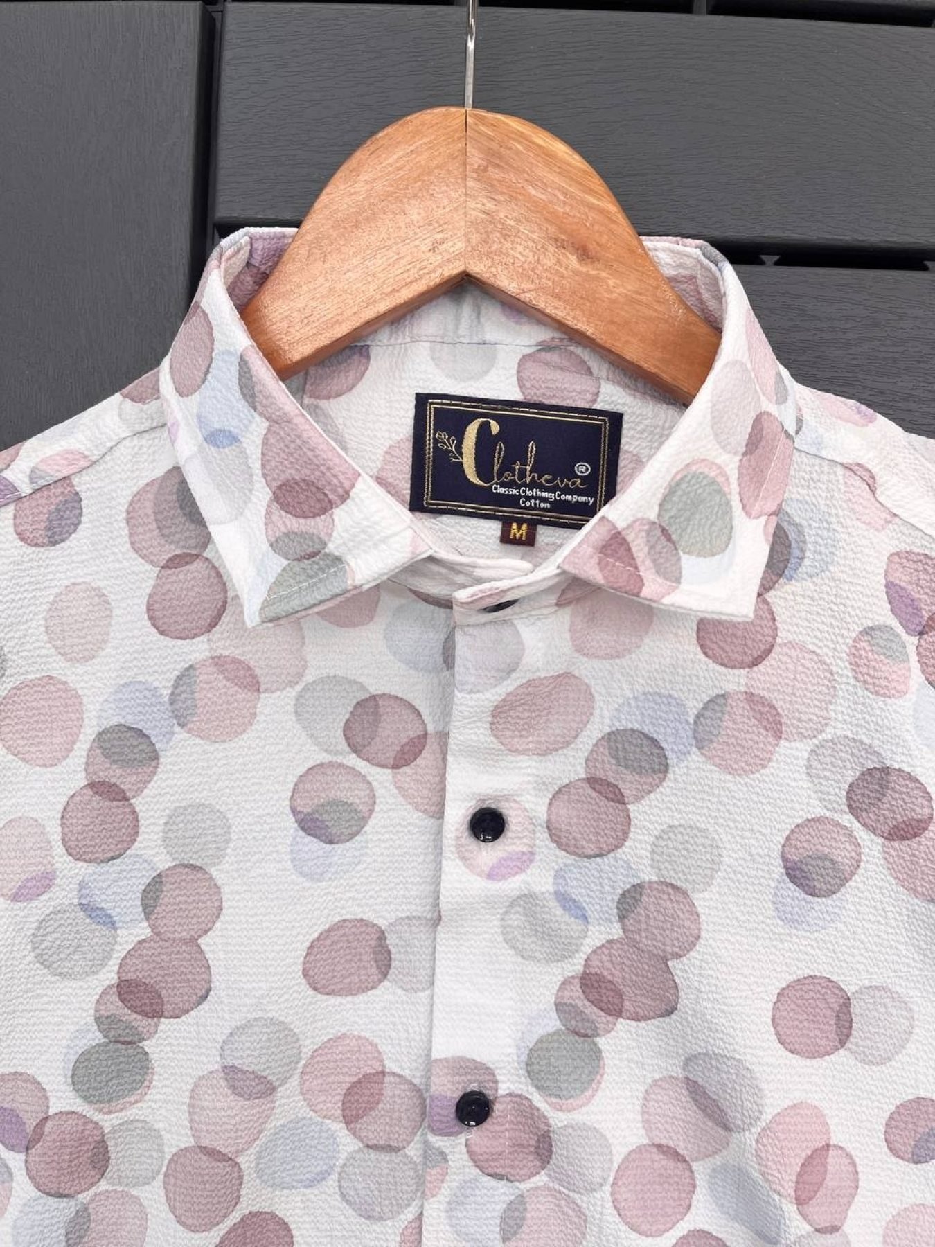 Buy MENS WEAR POPCORN FABRIC HALF SLEEVE SHIRTS at Rs. 449 online from ...
