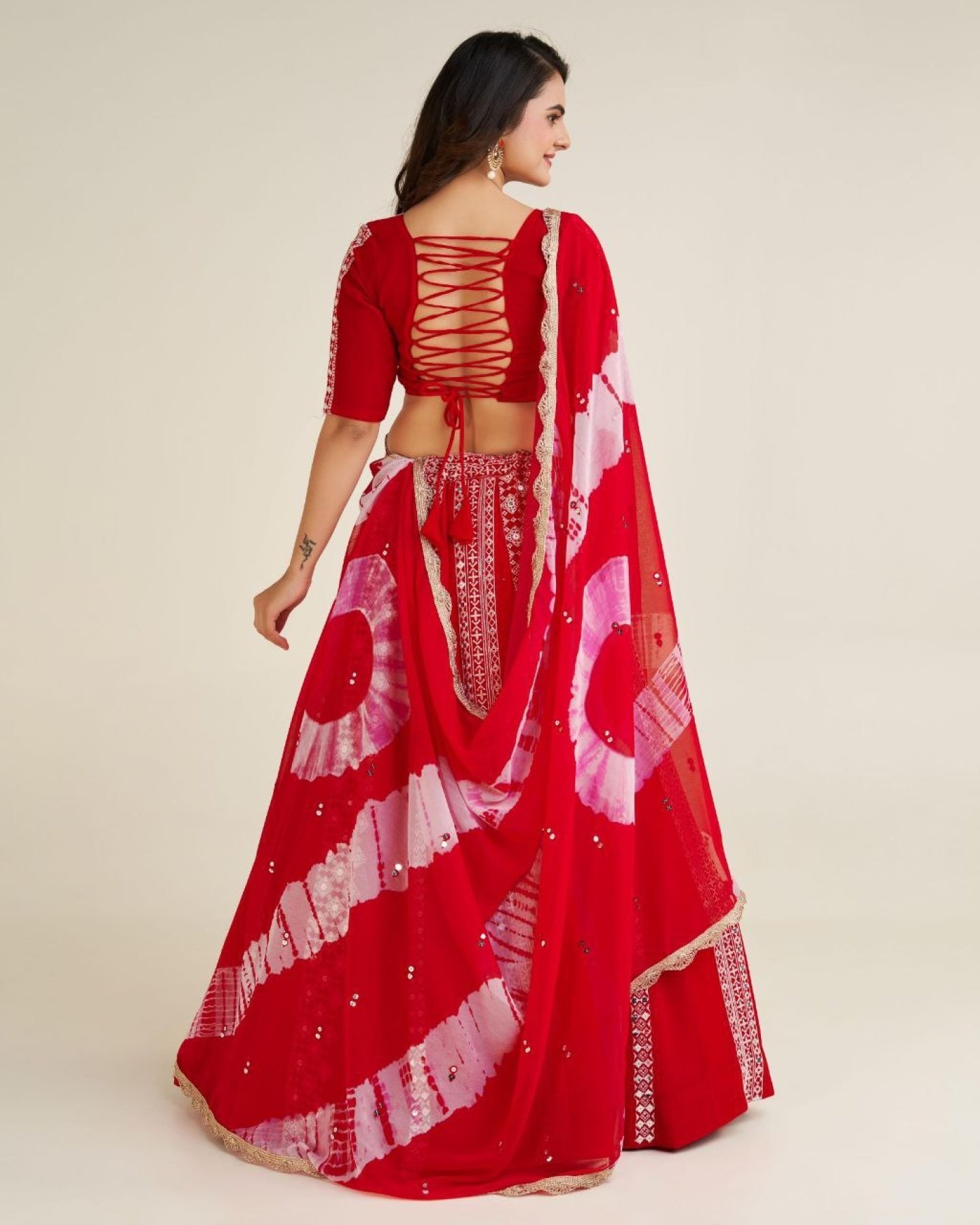 Buy Navratri Wear Beautiful Red Chaniya Choli Collcection at Rs. 2150 ...
