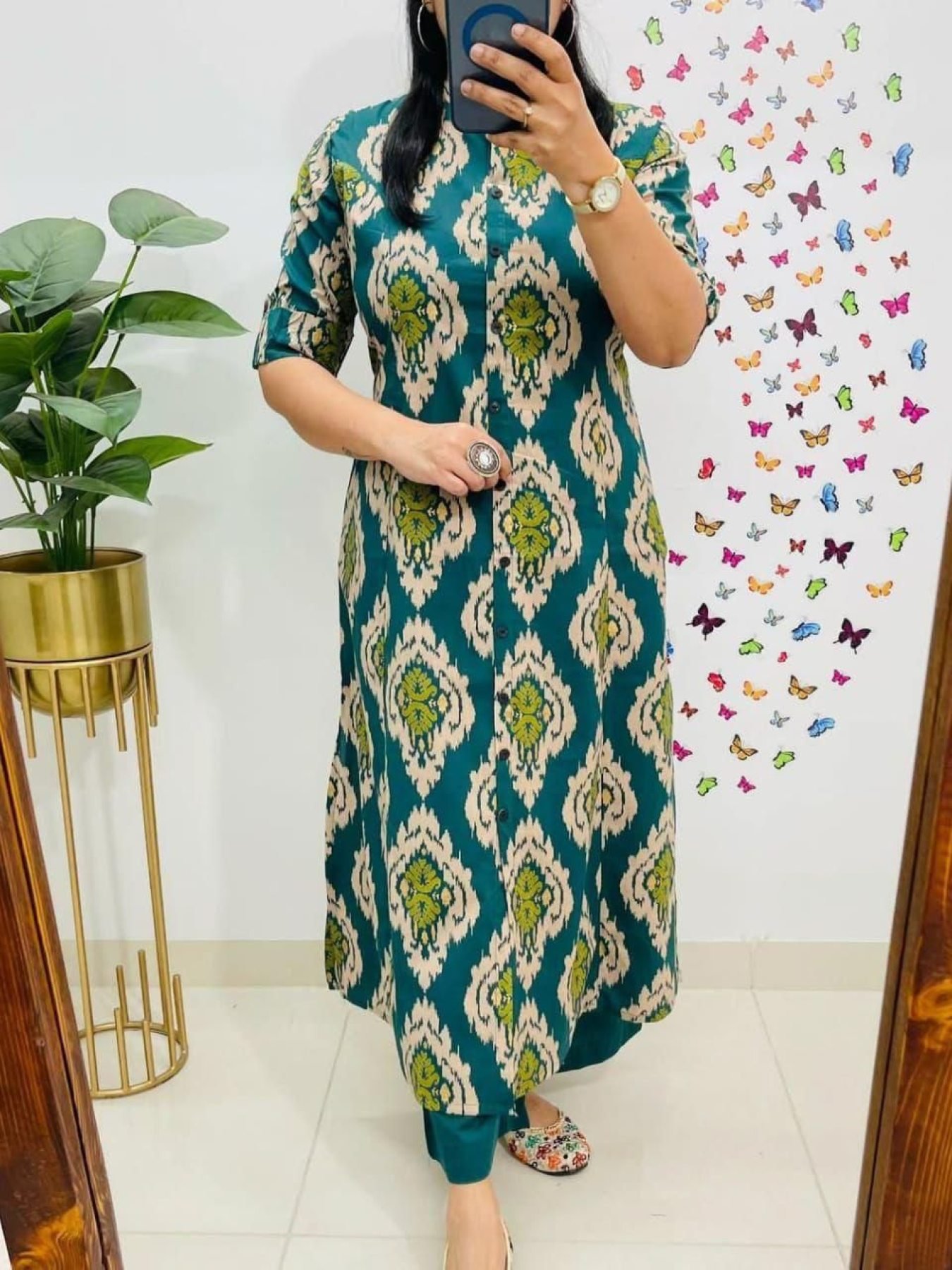 Latest Summer Cotton Co-ord Set for Women | Premium A-Line Kurti & Pant