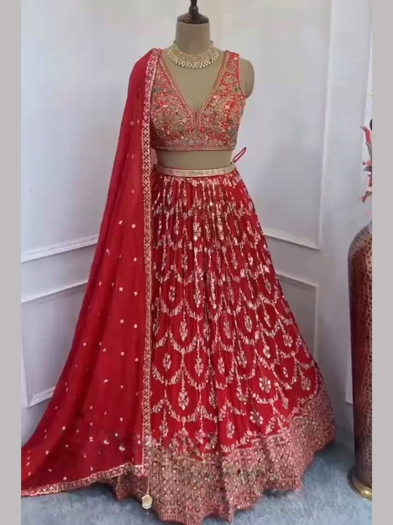 Wedding Wear Heavy Sequence Embroidered Work Lehenga Choli Collection ...